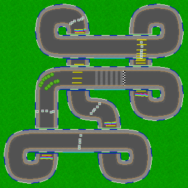 Figure 8 circuit but harder - Mario Kart PC