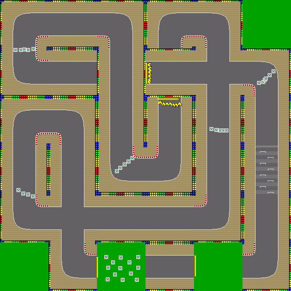 SNES Mario Circuit 5 - Mario Kart PC