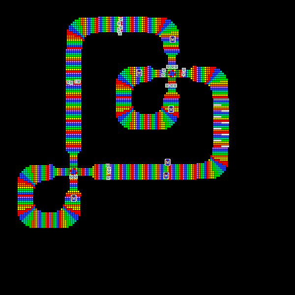 JK route arc en ciel de jawad - Mario Kart PC