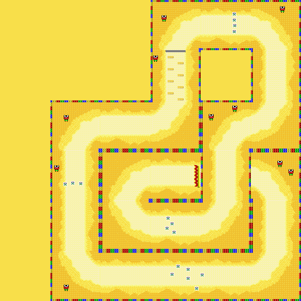 Yoshi Desert - Mario Kart PC