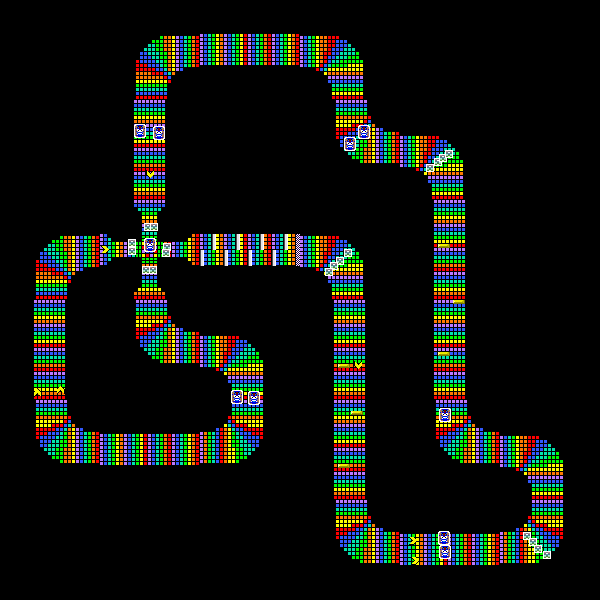 RMX rainbow road - Mario Kart PC