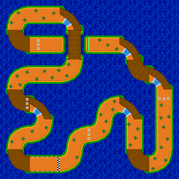 Yoshi Falls - Mario Kart PC