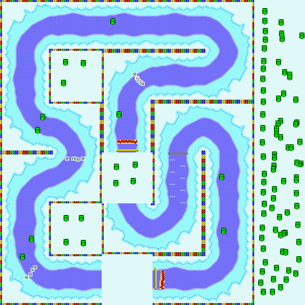 Mario's Ice Land - Mario Kart PC