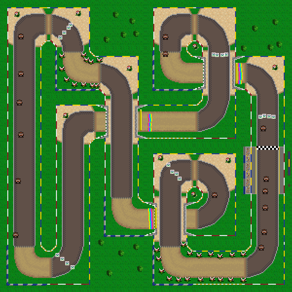 Mario raceway - Mario Kart PC