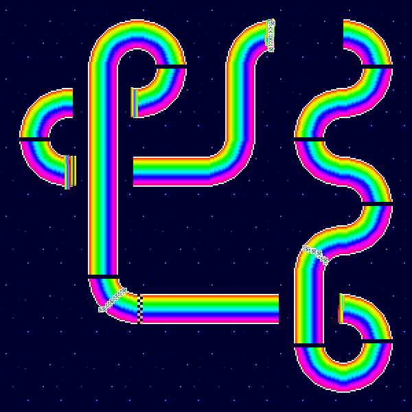 Wii U Rainbow road - Mario Kart PC