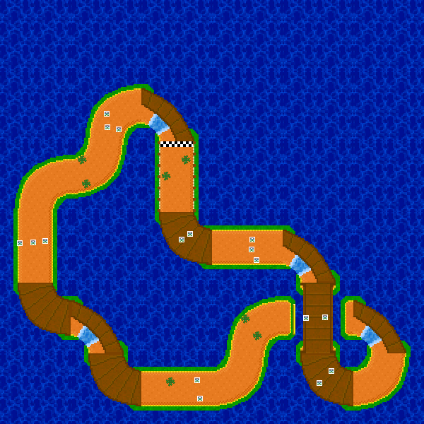 Waterfall Way - Mario Kart PC