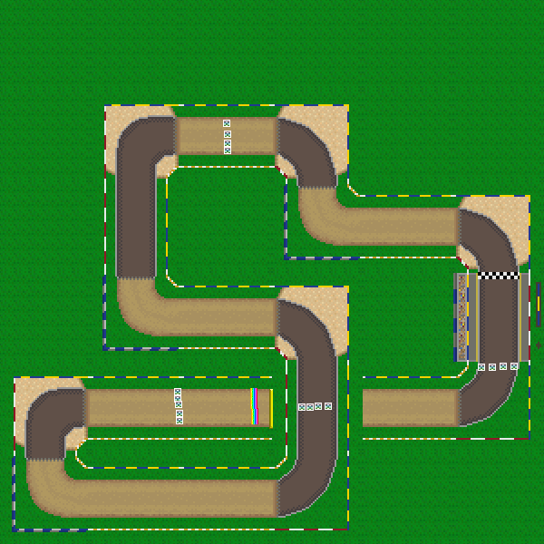 SNES Mario Circuit 2 (DS Mario Circuit Version) - Mario Kart PC