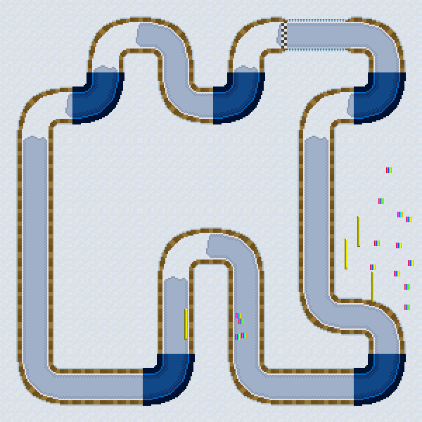 Yoshi Snow Village - Mario Kart PC