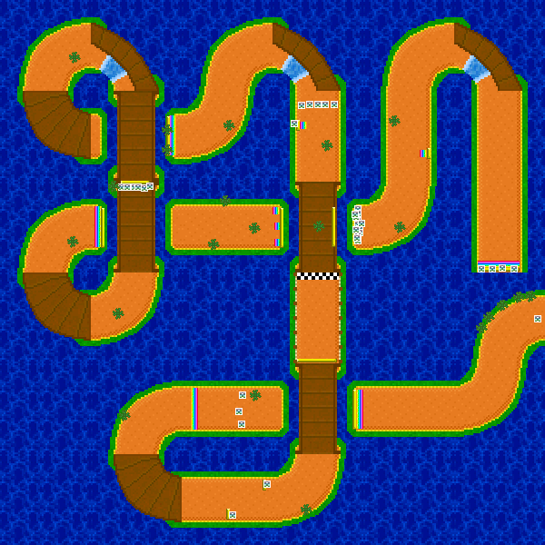 Tree on bridge - Mario Kart PC