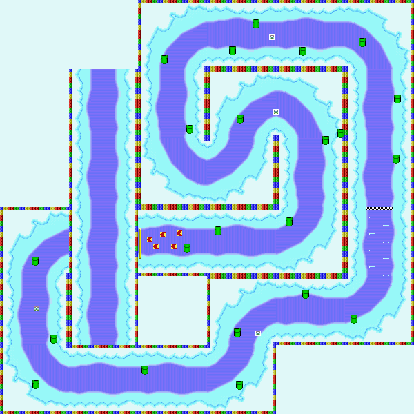 Penguin Pass Zone - Mario Kart PC