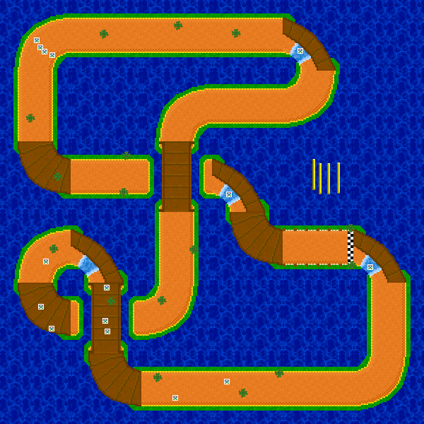 Yoshi Raceway - Mario Kart PC