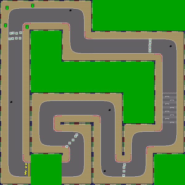 snes mario circuit 1 10 times better! - Mario Kart PC