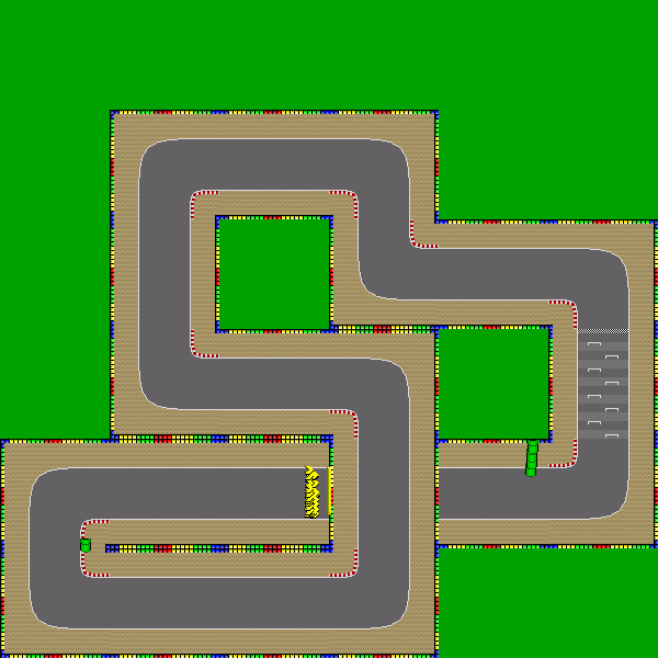 SNES Mario Circuit 2 - Mario Kart PC