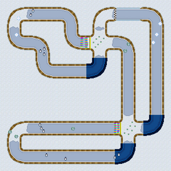 snow road - Mario Kart PC