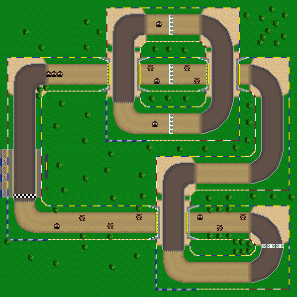 Goombas road - Mario Kart PC