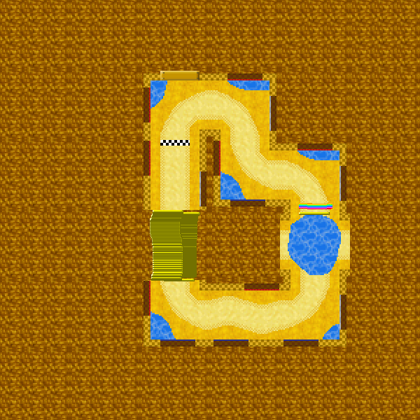 Jumpy Desert - Mario Kart PC