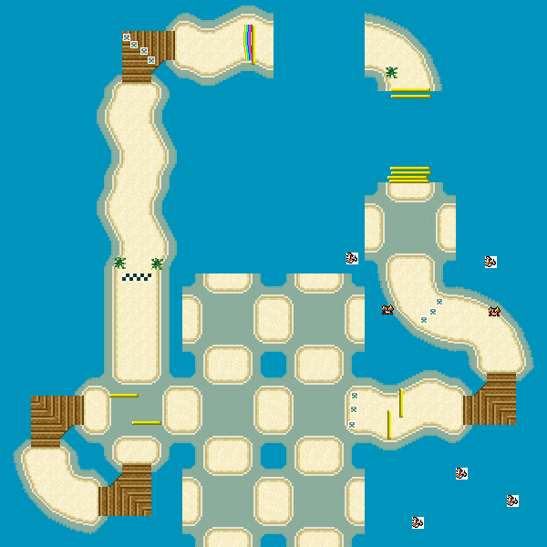 Cheep Cheep Beach+Koopa Beach - Mario Kart PC