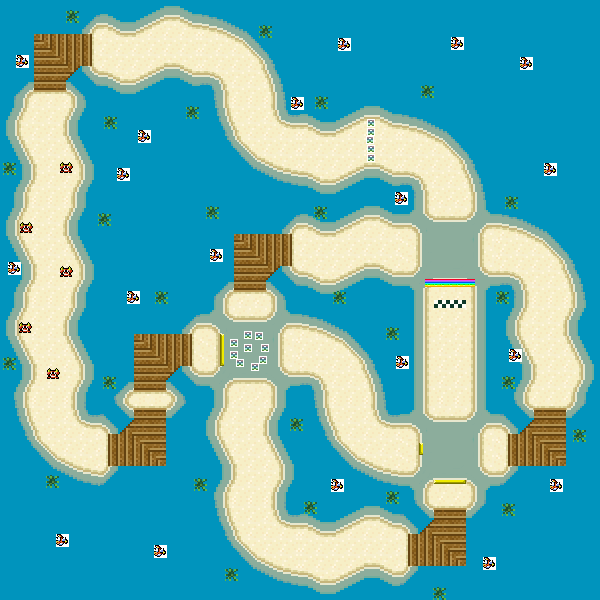 DS Cheep-Cheep Beach 3 - Mario Kart PC