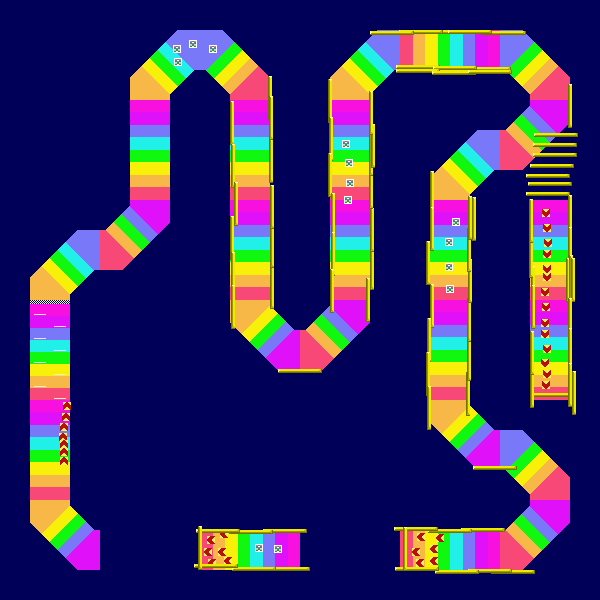 GBA Rainbow Road - Mario Kart PC