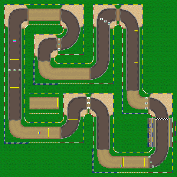 Rancid Raceway (PS1) - Quick Mode - Mario Kart PC