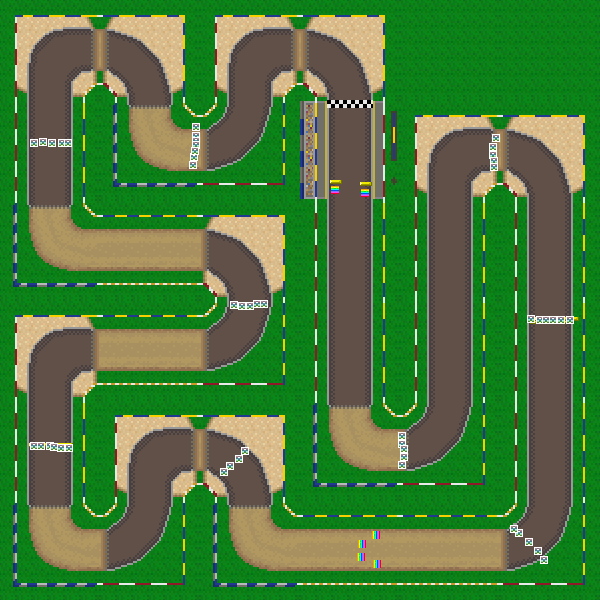 Long Circuit - Mario Kart PC