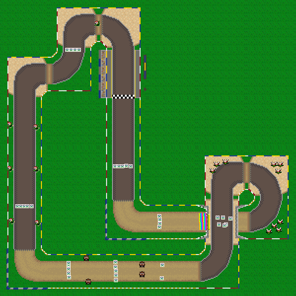 rabbid toad circuit - Mario Kart PC