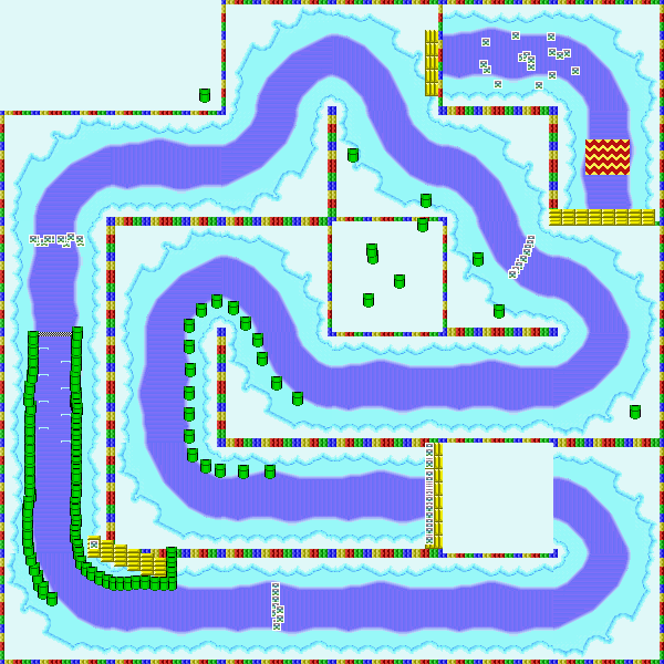 GBA Snow Land - Mario Kart PC