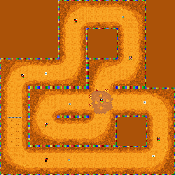 MK1 Mud-stain Raceway - Mario Kart PC