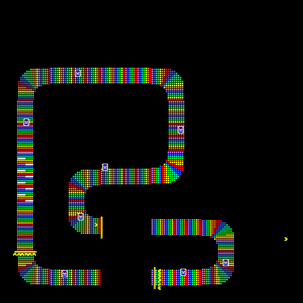 Rainbow Road Snes - Mario Kart PC