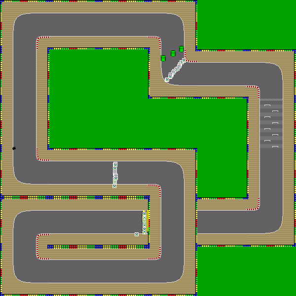 SNES Mario Circuit 2 - Mario Kart PC