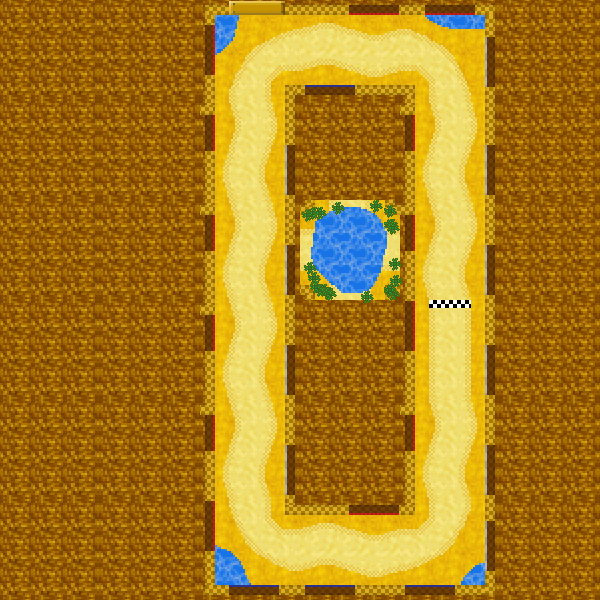 Dirt Derby circuit - Mario Kart PC