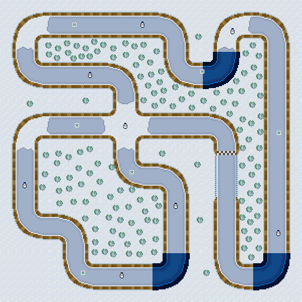 MKX Winters Forest - Mario Kart PC