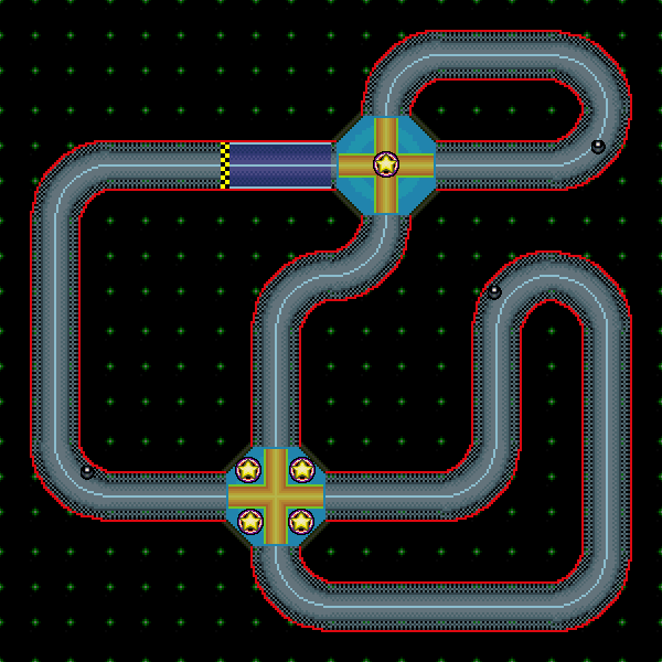 Flipper race 1 - Mario Kart PC