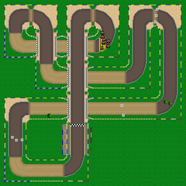 Yoshi raceway - Mario Kart PC