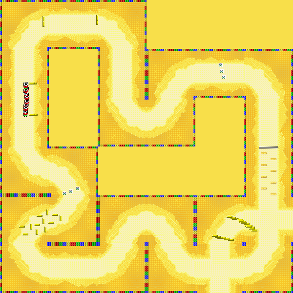 TOUR GBA Yoshi Desert - Mario Kart PC