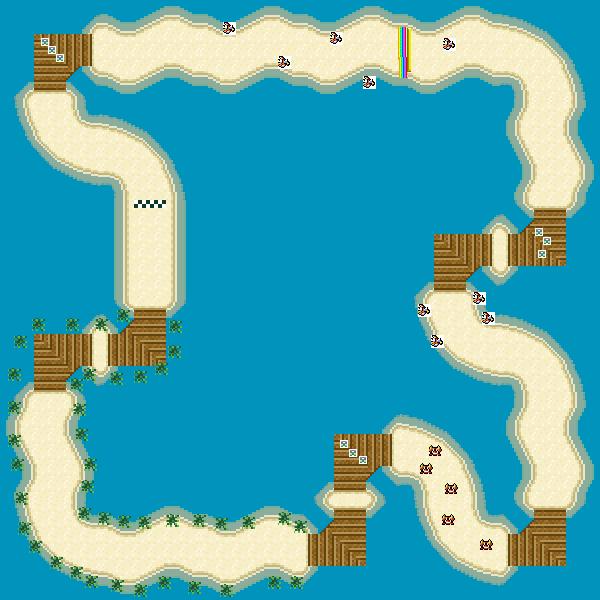 Cheep-Cheep Beach - Mario Kart PC
