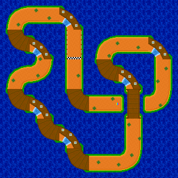 Yoshi Falls 4 - Mario Kart PC