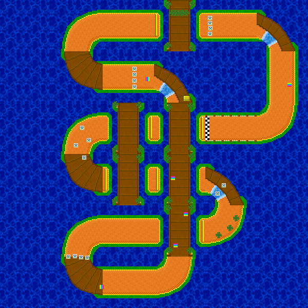 Jump Yoshi Falls - Mario Kart PC