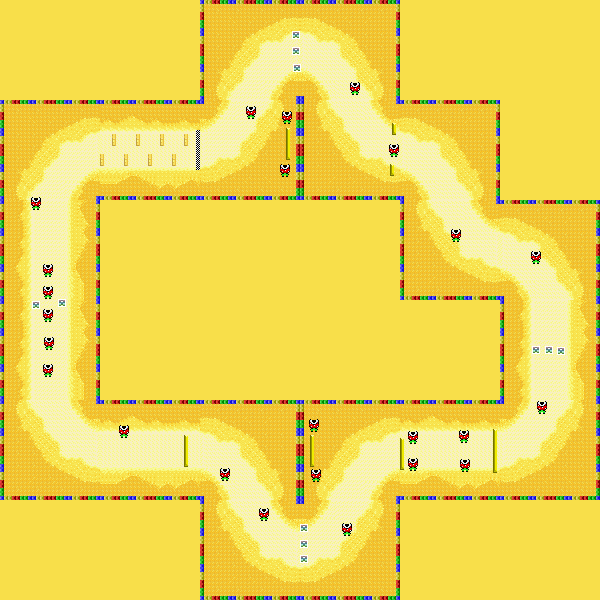 Yoshi Desert 1 - Mario Kart PC