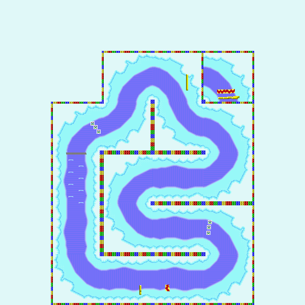 World's Smallest Quick Mode GBA Snow Land - Mario Kart PC