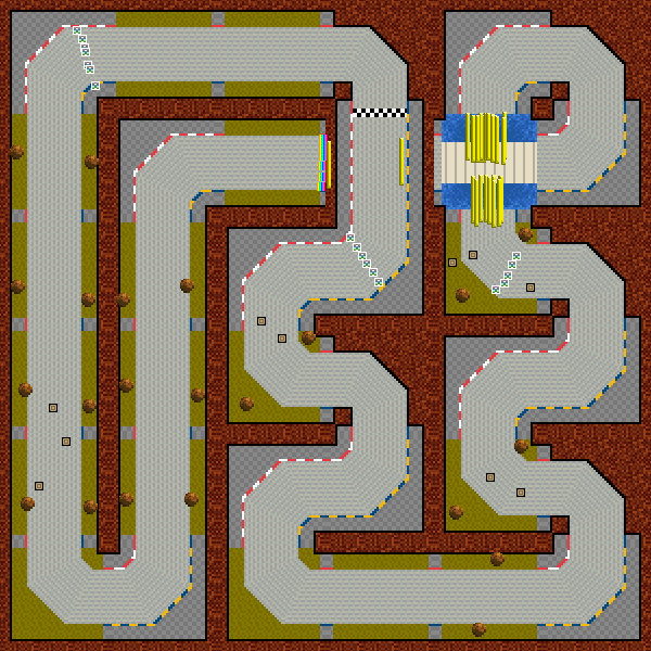 Square Raceway R - Mario Kart PC