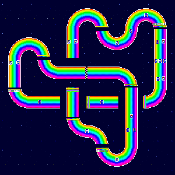 Winding Rainbow - Mario Kart PC