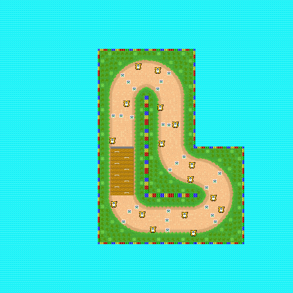 Yoshi Falls - Mario Kart PC