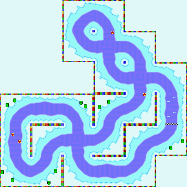 snow land 1 - Mario Kart PC