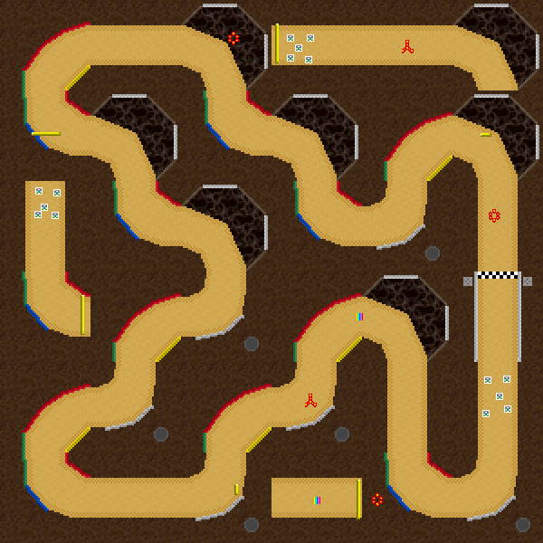 Wario's dirt track - Mario Kart PC