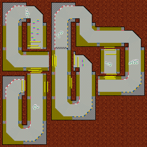 Yoshi raceway - Mario Kart PC