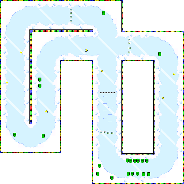 snow and pipes - Mario Kart PC