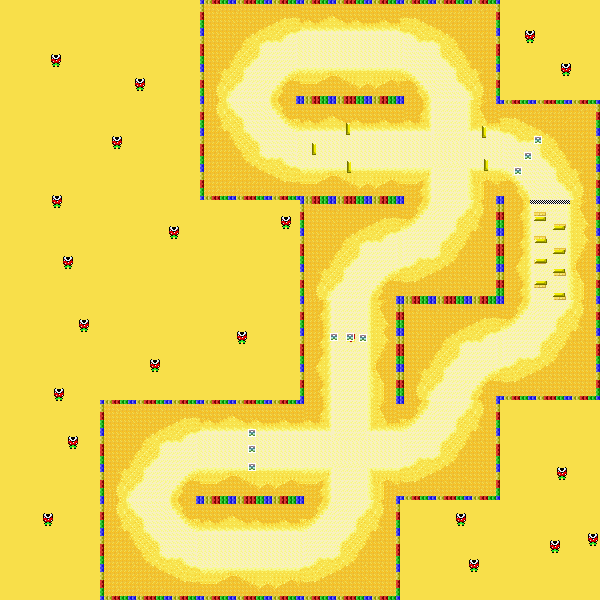 Yoshi Desert - Mario Kart PC