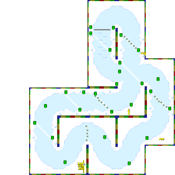 Rosalina's stadium İce Vanilla lake - Mario Kart PC
