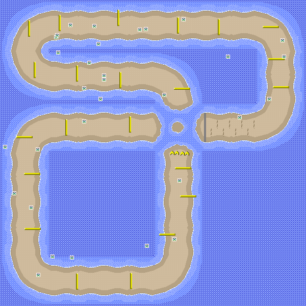 Night Christmas Beach - Mario Kart PC